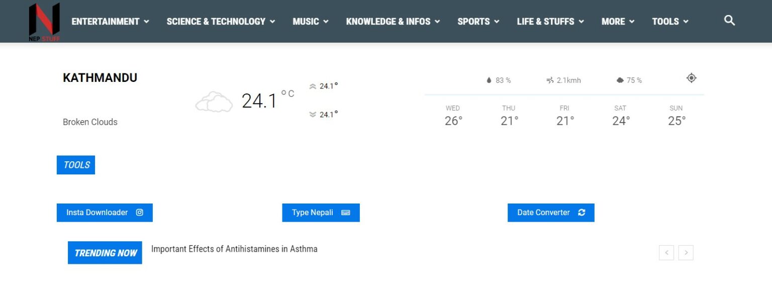 How to show Weather Forecast in Newspaper theme
